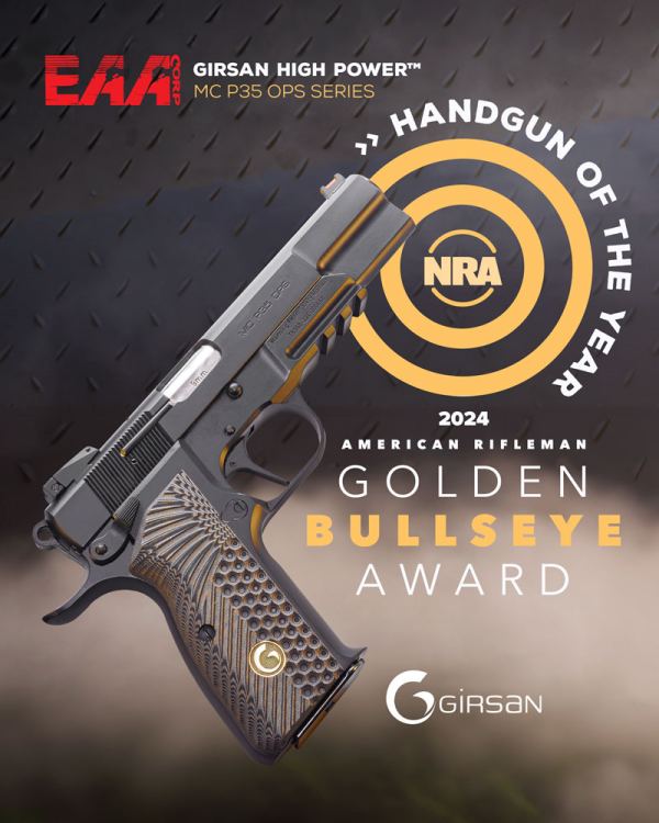 2024 Handgun of the Year: American Rifleman Golden Bullseye Award - EAA ...