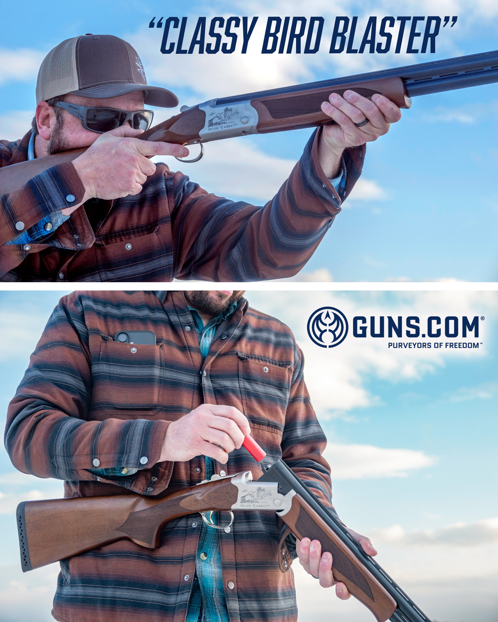 Guns.com Blue Label O/U: Classy Bird Blaster - EAA Corp.